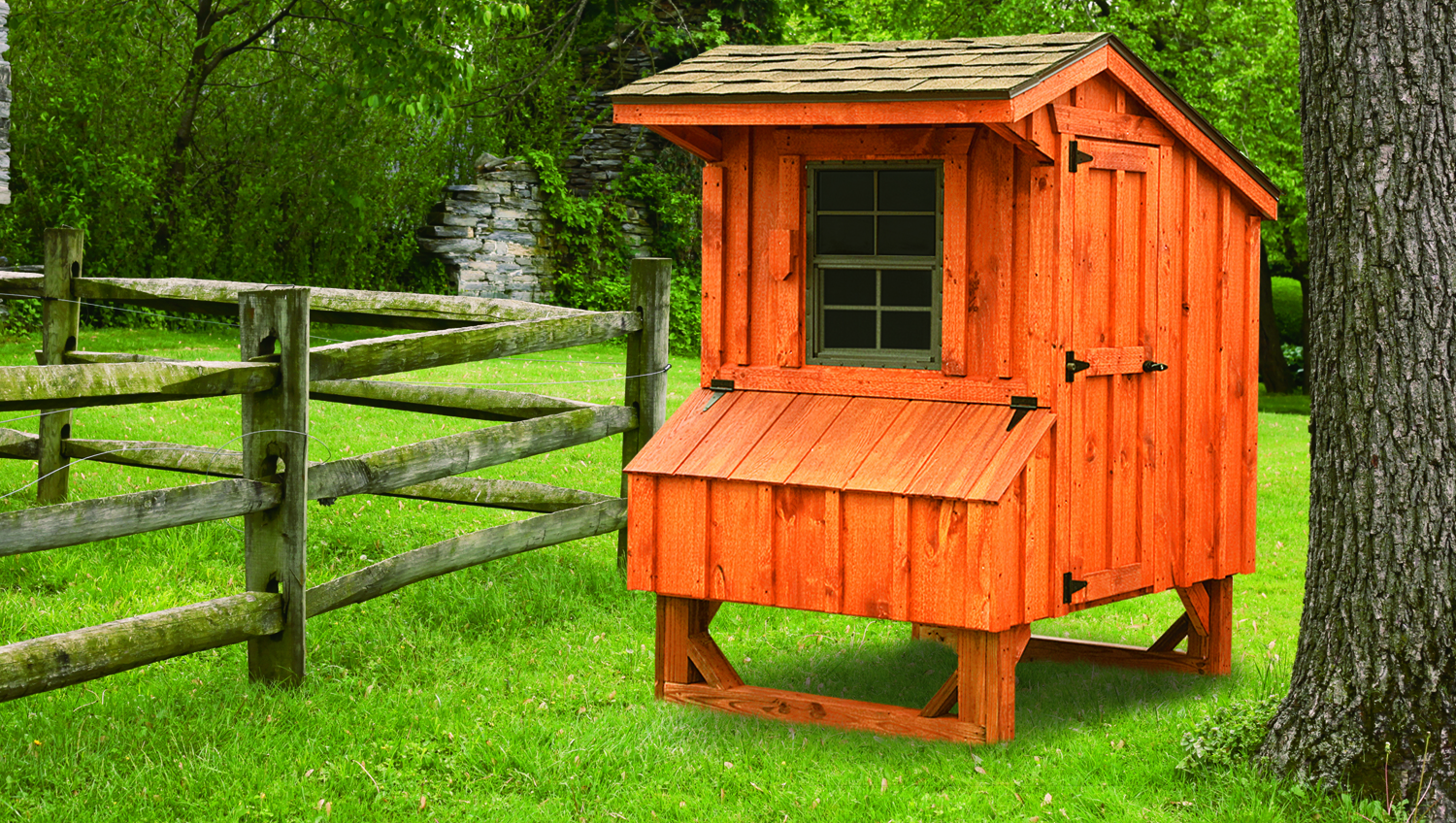 Quaker Chicken Coops - roostersamishsheds.com